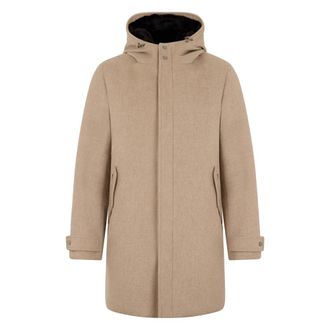Moorer Homme, Manteaux, Beige, Taille: M Veste Minimaliste &agrave; Capuche