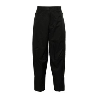 Lanvin Schwarze Hose mit Logopatch - - Trousers - Herren - Schwarzk - M