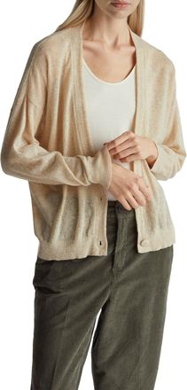 Benetton Damen Cardigan M/L 109pd6056 Strickjacke, beige, L