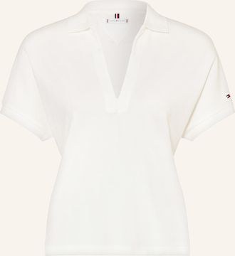 Tommy Hilfiger Piqu&eacute;-Poloshirt weiss