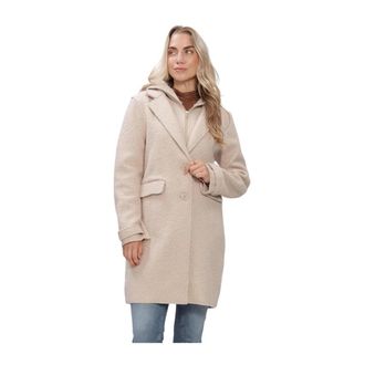 Nukus Single-Breasted Coats - - Coats - Damen - Beige - XL