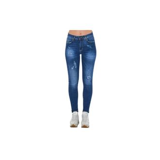 Frankie Morello Stilvolle Denim-Jeans mit Mehreren Taschen - - Jeans - Damen - Blau - W27