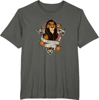 Disney The Lion King Scar With Hyenas Surrounded By Idiots T-Shirt