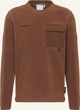 Mammut Mammut Midlayer-Pullover Moonstone Light Ml Hybrid Crew Neck braun