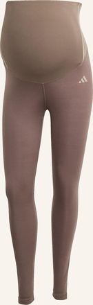 adidas Optime Essentials Full-Length Leggings - Umstandsmode braun