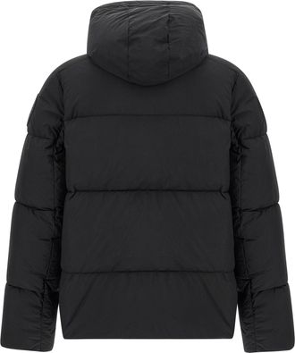Canada Goose Mens Black Polyamide Full-Length Jacket Clothing