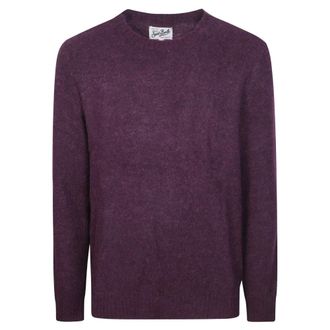 MC2 Saint Barth Regent Alpaca - Homme - Pulls - Violet - Taille: L