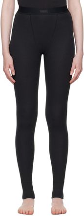 SKIMS Legging noir - Cotton Rib