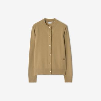 Burberry Cardigan en cachemire m&eacute;lang&eacute;, Size: XS