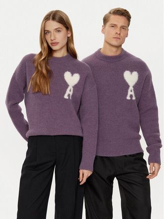 Ami Pullover UKS025.KN0032 Violett Relaxed Fit