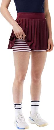 Lacoste Roland Garros Edition Hosenrock f&uuml;r Damen (Violett)