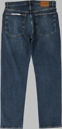 Emporio Armani Regular Fit 5-Pocket Jeans - Blue