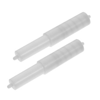 IFUNDOM Toilettenpapierhalter Kunststoff 2 St&uuml;ck Federbelastet f&uuml;r Badezimmer und Hotel Ersatzrolle f&uuml;r Gro&szlig;e Papierrollen Wei&szlig; Einfacher Wechsel