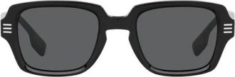 Burberry Homme, Accessoires, Noir, Taille: 51 MM Lunettes de soleil homme en ac&eacute;tate Printemps/&Eacute;t&eacute;
