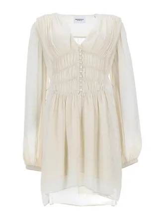Isabel Marant Robe Courte - Blanc