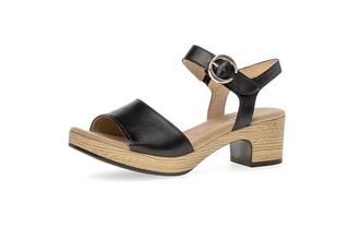 Gabor Sandales &agrave; plateforme pour femme, largeur suppl&eacute;mentaire mod&eacute;r&eacute;e (G), Noir 57., 36 EU