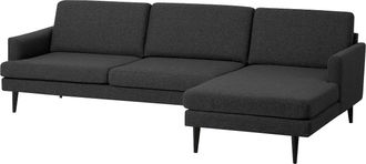 IKEA GRILLSTORP / SMEDSTORP 4er-Sofa mit Récamiere rechts