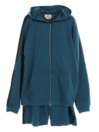 Hermès survêtement zippé (années 2010) - Bleu