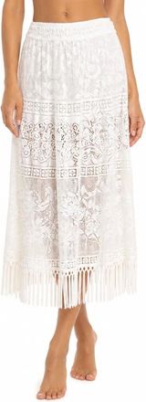 Dolce & Gabbana Femme, Jupes, Blanc, Taille: 36 FR Jupe Crochet&eacute;e
