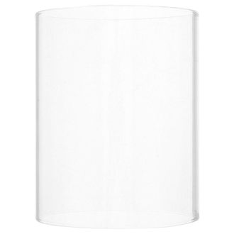 DOITOOL Transparenter Glas Kerzenschirm aus Borosilikatglas Zylindrische Windschutz kerzenhülse Hitzebeständig Robust und Langlebig Offenes Ende für Stumpenke