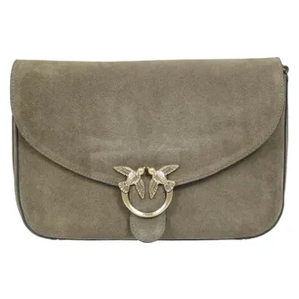Pinko Love Satchel Classic Suede - - Bags - Damen - Gr&uuml;n - ONE SIZE