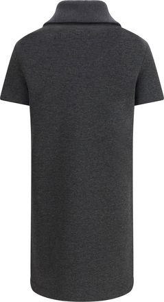 Gucci Double GG Logo Cotton Dress - Gray