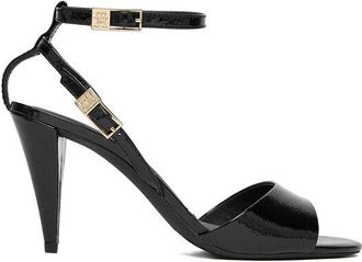 Tommy Hilfiger Sandalen Th Elegant Patent Sandal FW0FW08961 Schwarz