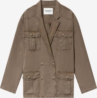 Isabel Marant Veste Nevala - Femme - Fonc&eacute; Bronze - Taille 34 - Marant &Eacute;toile