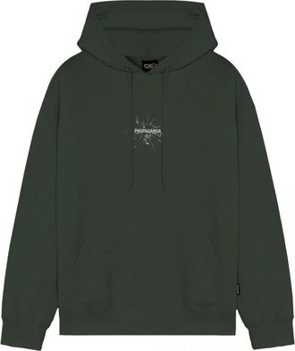 PROPAGANDA Homme, Sweatshirts et sweats &agrave; capuche, Vert, Taille: XL Ribs Glass Sweat &agrave; capuche