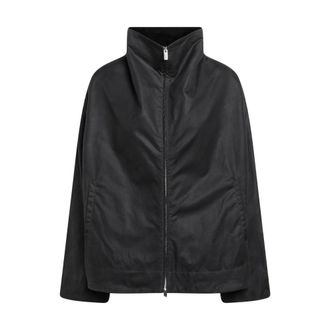 Toteme Femme, Vestes, Noir, Taille: 38 FR Zipped Country Jacket