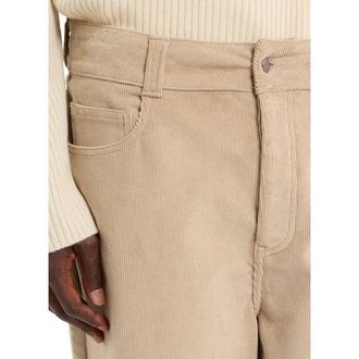 Saison 1865 Pantalon droit Harmi en velours de coton