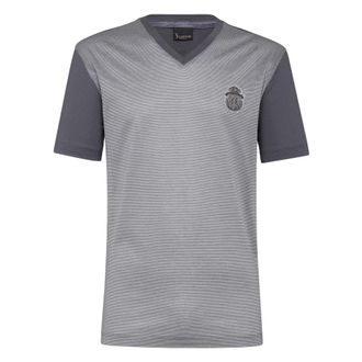 Billionaire Boys Club Homme, Tops, Gris, Taille: XS T-shirt V-Neck SS Crest