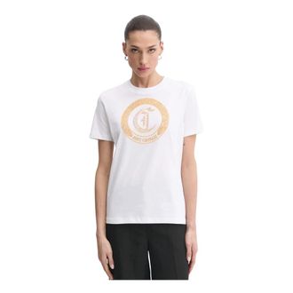 Just Cavalli Logo T-Shirt - - Tops - Damen - Wei&szlig; - XS