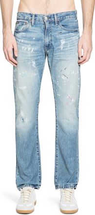 Ralph Lauren Hampton Straight Hand-Painted Jeans