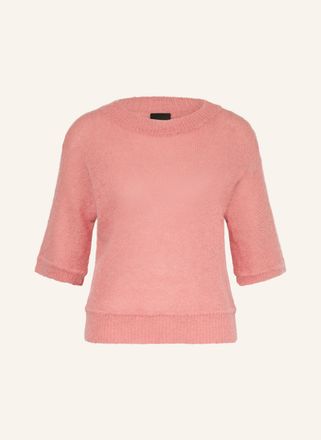 HUGO BOSS Alpaka-Pullover Fancer Mit 3/4-Arm rosa