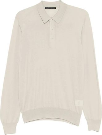 Tagliatore Homme, Pulls, Beige, Taille: XL Polo en maille