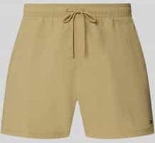 Tommy Hilfiger Regular Fit Badehose mit Logo Stitching