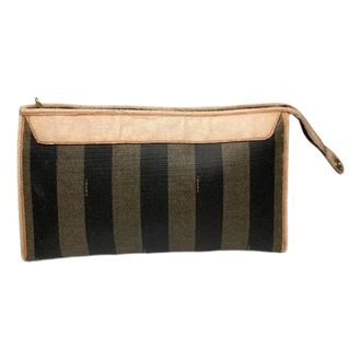 Fendi Pochette en cuir Pre-owned - Femme - Pre-owned - Noir - Taille: ONE Size