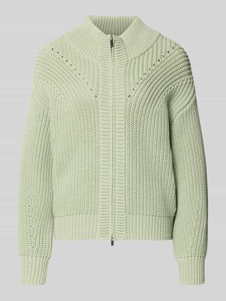 Fynch-Hatton Regular Fit Cardigan in Strick-Optik mit Lochmuster