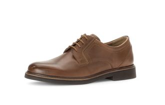 Gabor Herren Sneaker,Schn&uuml;rschuhe,zertifiziertes Leder,Wechselfu&szlig;bett,Low-tie,schn&uuml;rer,Halbschuhe,Freizeitschuhe,Cognac,45 EU / 10.5 UK