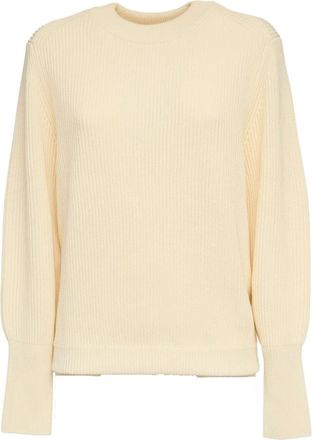 Victoria Beckham Femme, Pulls, Beige, Taille: 40 FR Tricots ras du cou