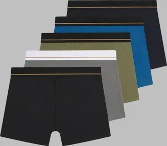 HUGO BOSS Cotton-Elastane Blend Boxer Briefs - Multicolor