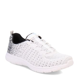 Skechers Womens, Virtue Sneaker White Black 7.5 M