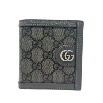 Gucci Portefeuille Pre-owned GG Supreme (bi-fold) - Homme - Pre-owned - Gris - Taille: ONE Size