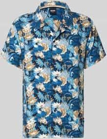 HUGO BOSS Regular Fit Freizeithemd aus reiner Viskose Modell BEACH