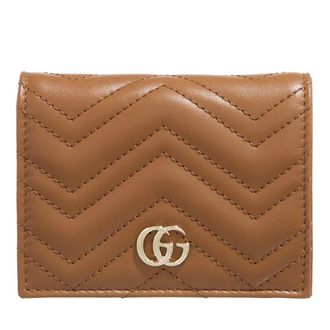 Gucci Portemonnaie - Marmont Wallet - Gr. unisize - in Braun - f&uuml;r Damen