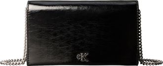 Calvin Klein Petit sac bandouli&egrave;re - Noir m&eacute;tallis&eacute;