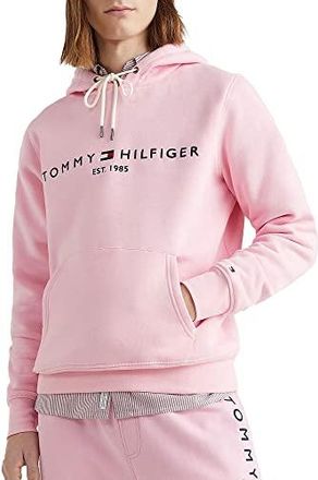 Tommy Hilfiger Mens basic regular logo hoodie - Size S Rose