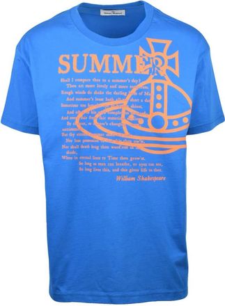 Vivienne Westwood Homme, Tops, Bleu, Taille: 2XL T-shirts