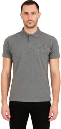Cerruti Polo Manches Courtes Logo gaufr&eacute; Bomarzo - XXL Gris